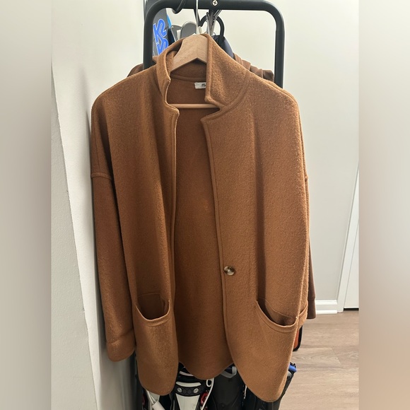 Madewell | Jackets & Coats | Madewell Tan 0 Merino Wool Coat | Poshmark